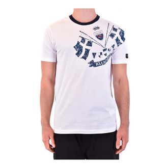 Paul & Shark Wei&szlig;es Baumwoll-T-Shirt Hergestellt in Portugal - - Tops - Herren - Wei&szlig; - 2XL