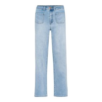 Kaffe Ausgestellte Jeans Hellblau Gewaschener Denim - - Jeans - Damen - Blau - 3XL
