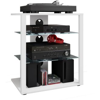 ebuy24 Ebuy24 - Mobilier Hfii Folas h. 70 x l. 60 x p. 41 cm Blanc