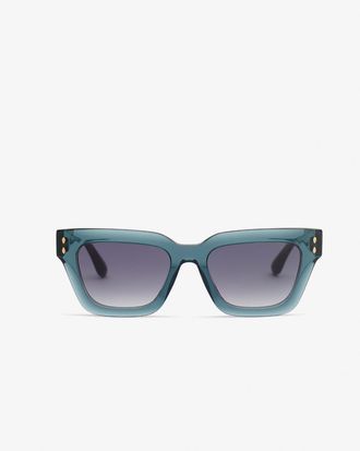 Isabel Marant Sonnenbrille Carmy - Damen - Teal-dark Grey Shade - Isabel Marant
