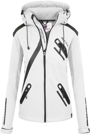 Rock Creek Damen Softshell Jacke &Uuml;bergangs Jacke Windbreaker Regenjacke Damenjacken Outdoorjacke Windjacke D-371 Wei&szlig; XXXL