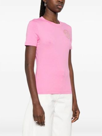 Versace Jeans Couture Femme, Tops, Rose, Taille: 42 FR T-Shirt Imprim&eacute;