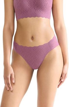 sloggi Culotte Jambes Hautes Zero Feel Bliss pour Femme, Clover, Violet Taille M, Clover Violet, M