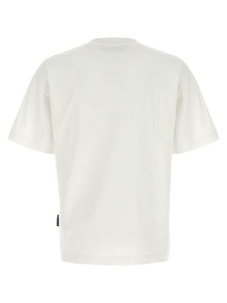 Palm Angels Mens White Cotton T-Shirt