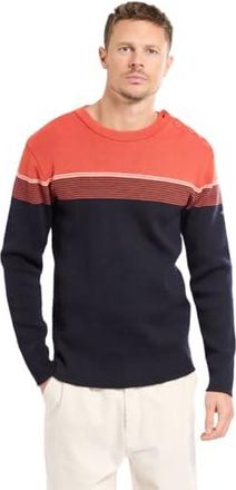 Armor Lux Pull Marin Bicolore en Laine