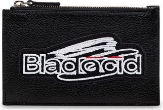 Balenciaga Kartenetui mit Logo-Patch - Schwarz