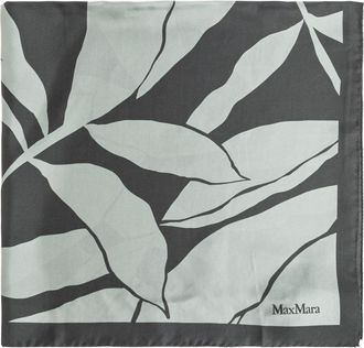 Max Mara Femme, Accessoires, Vert, Taille: ONE Size Carre Scarf