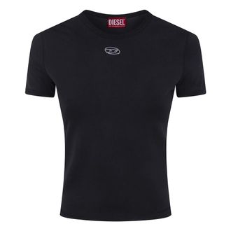 Diesel T-Uncutieslong OD T-Shirt - - Tops - Damen - Schwarzk - XS