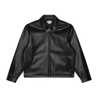 Obey Workman PU Jacke - - Jackets - Herren - Schwarzk - M