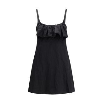 Chlo&eacute; Baumwoll-Freizeitkleid mit elegantem Design - - Dresses - Damen - Schwarzk - 3XS