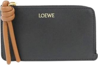 Loewe unisex, Pre-owned, Noir, Taille: ONE Size Porte-monnaie Pre-owned