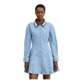 Stine Goya Denimhemdkleid - - Dresses - Damen - Blau - M