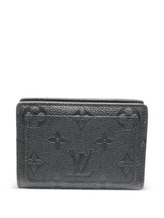Louis Vuitton portefeuille monogramm&eacute; &agrave; fermeture zipp&eacute;e (2021-2025) - Noir