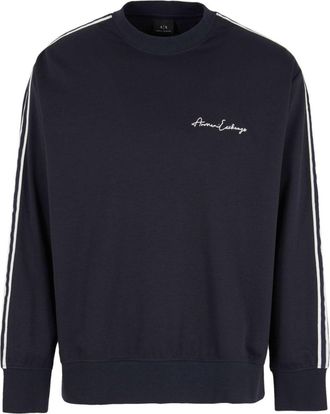 A|X Armani Exchange Langarmshirt mit Seitenstreifen - Blau
