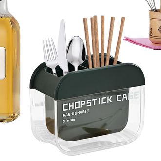 Generic Besteckhalter F&uuml;r Arbeitsplatte - Lagerregal Mit Abnehmbarer Auffangschale - Halter F&uuml;r St&auml;bchen | Gabeln Fernbedienung Haar Kamm Make Up Pinsel K&uuml;che