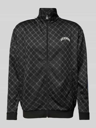 Review Sweatjacke mit Label-Print
