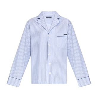 Dolce & Gabbana Homme, Chemises, Bleu, Taille: XL Chemise &agrave; Rayures