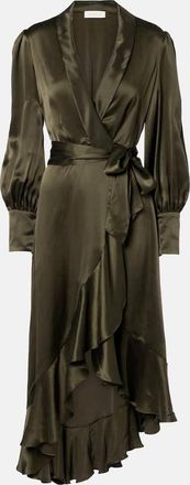 Zimmermann Robe portefeuille en soie