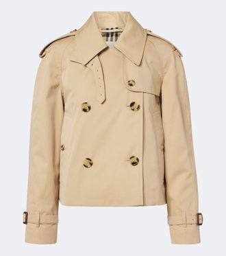 Burberry Veste en gabardine de coton