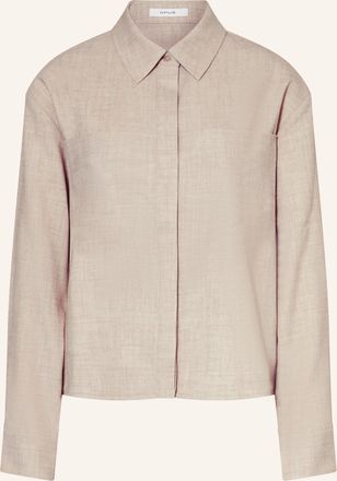 OPUS Hemdbluse Felange beige