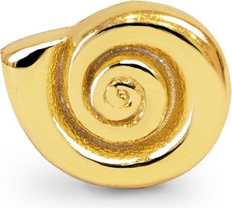 Singularu Einzelner Ohrring Costa. Sterlingsilber mit 18 kt Goldbeschichtung. Schmuck für Damen