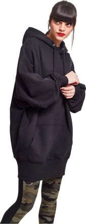 Urban Classics Damen Kapuzenpullover Ladies Long Oversize Hoody TB2233, Gr. X-Large, Schwarz (Black 00007)