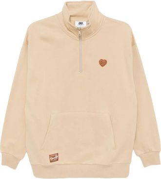 Chocoolate sweat à patch logo - Tons neutres