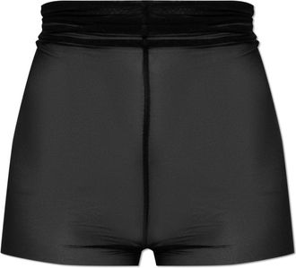 Rick Owens Femme, Shorts, Noir, Taille: 36 FR Short Transparent Taille Haute