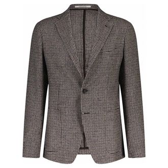 Tagliatore Raffinierter Schurwolle Blazer - - Jackets - Herren - Braun - S