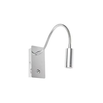 Faro Barcelona Juliet Chrom-Tischlampe mit usb und verstellbar 41025NA