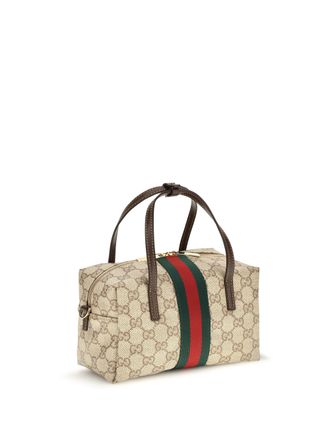 Gucci Womens Mini Boston Handbag With Web Stripe Vin.san.br-Dk.br-Vrv Fabric Handbags Vin.san.br/dk.br/vrv Hand Bags