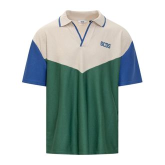 GCDS Color Block Polo SS - - Tops - Herren - Mehrfarbig - S