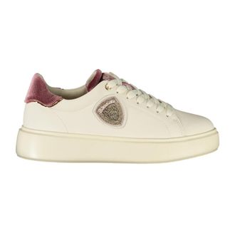 Blauer Sportschuh - - Shoes - Damen - Wei&szlig; - 39 EU