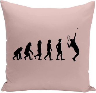 Fabulous Kissen mit Kissenbezug 40x40 cm Evolution Tennis Sport Athlet
