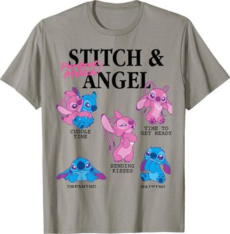 Disney Lilo & Stitch And Angel Perfect Match Valentine T-Shirt