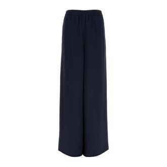 Max Mara Wide Hosen - - Trousers - Damen - Blau - XS