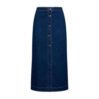 Silvian Heach Damen, R&ouml;cke, Blau, W24Gr&ouml;&szlig;e