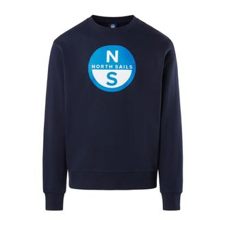 North Sails Sweatshirt mit Maxi-Print - - Sweatshirts & Hoodies - Herren - Blau - S