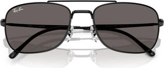 Ray-Ban unisex, Accessoires, Noir, Taille: 59 MM Metal Hawkeye Lunettes de soleil