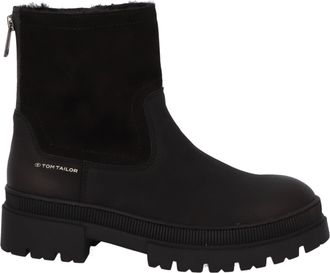 Tom Tailor Tom Tailor Damen 4294906 Stiefelette, Black, 39 EU