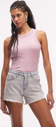 Levi's 501 Curve - Shorts in blauer Bleach-Waschung