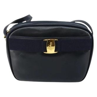 Ferragamo Pre-owned Ledertasche - - Pre-owned - Damen - Blau - ONE SIZE