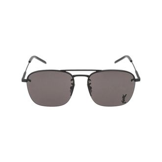 Saint Laurent Schwarze Modische Sonnenbrille SL 309 M - - Accessories - Damen - Schwarzk - 57 MM
