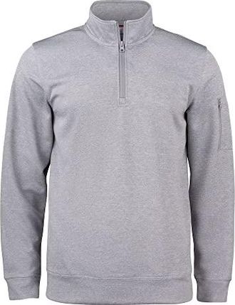 Clique Sweat-shirt demi-fermeture éclair Homme Femme Unisexe Basic Active Half Zip, en polyester résistant au lavage pour randonnée, randonnée, voyage, loisi