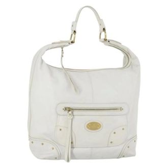 Bally Sac bandouli&egrave;re en cuir Pre-owned - Femme - Pre-owned - Blanc - Taille: ONE Size