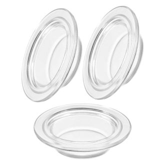 BESPORTBLE DOITOOL 3 St&uuml;ck Ersatz Wachsw&auml;rmer mit Auslaufsicherer Glas Einlage Kompatibel f&uuml;r Duft&ouml;l Wachsw&auml;rmer Dekorative Kerzenw&auml;rmer Platte f&uuml;r Raumduft