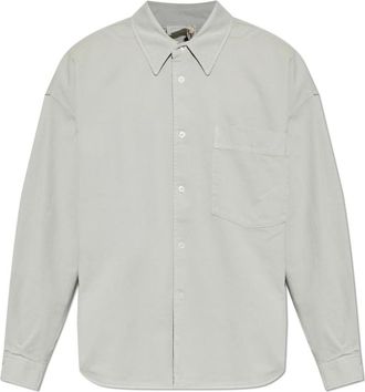 American Vintage Homme, Chemises, Gris, Taille: S Lyvow Shirt