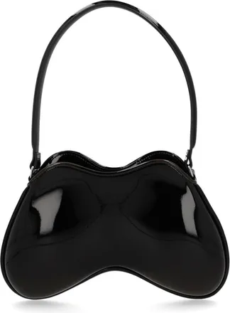 Diesel Womens Double-D Bag Black Polyurethane Shoulder