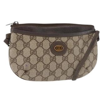 Gucci Pre-owned Plastik Crossbody Tasche - - Pre-owned - Damen - Beige - ONE SIZE