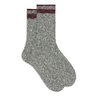 Gallo Gallo, unisex, Sous-v&ecirc;tements, Multicolore, Taille: ONE Size Chaussettes Courtes Losanges Tricot&eacute;es &agrave; lEnvers